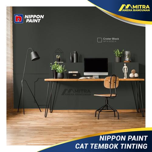 Jual CAT TEMBOK NIPPON PAINT WARNA CRATER BLACK NP N 2030 A ABU-ABU ...