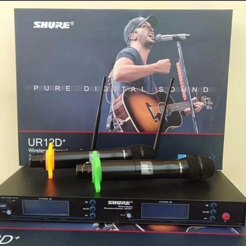 Jual Mic Wireless 2 Handle Shure UR12D+ / Shure UR 12D+ - Kota Surabaya ...