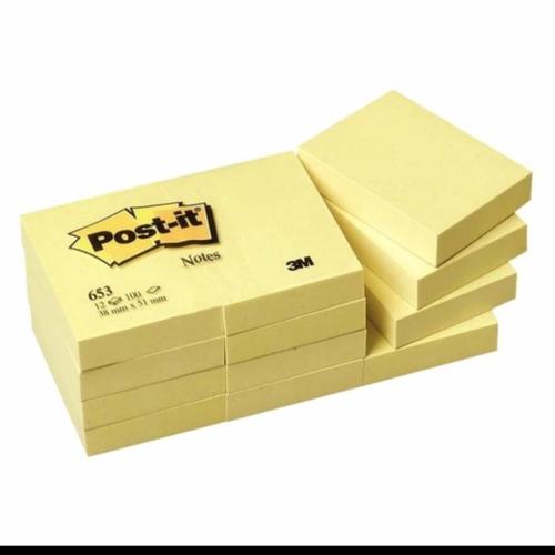 Jual post it notes 3M 653 - Jakarta Barat - indo-stationery | Tokopedia