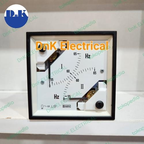 Jual Crompton Double Frequency/Frekuensi Meter 96x96 Double HZ ...
