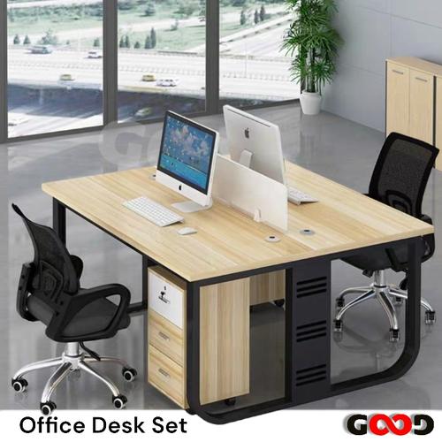 Jual Meja Kantor/ Meja Kerja Kantor/ Meja Staff/Office Desk Set ...