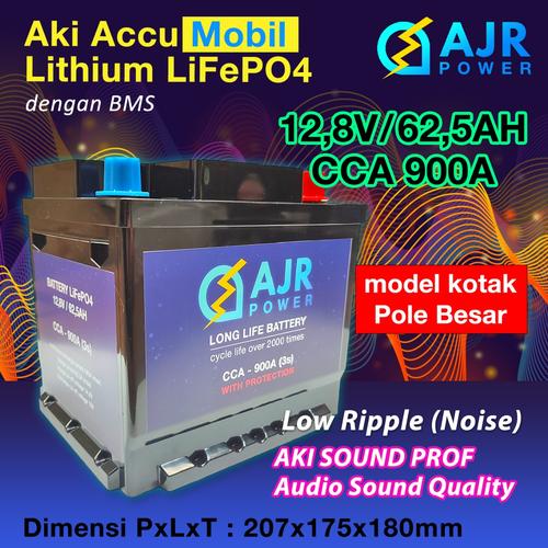 Jual ACCU AKI LITHIUM BATTERY BATERAI LiFePo4 DIN AJR POWER MAZDA ...