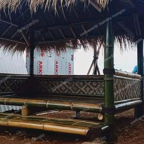 Jual SAUNG BAMBU GAJEBO BAMBU ATAP ALANG ALANG - Kab. Bogor - saung ...
