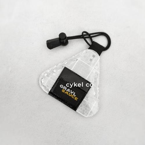 Jual gravlsauce onigiri triangle bike reflector bicycle reflective ...