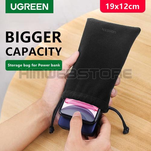 Jual UGREEN 15108 Drawstring Pouch Storage Bag Tas Serut Power Bank Hp ...