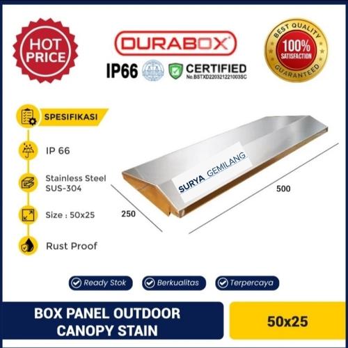 Jual Topi Box Panel Listrik 50x25 Durabox- Box Panel Outdoor Canopy ...