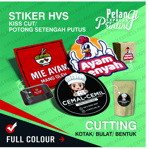 Jual Cetak Stiker HVS A3+ Print Sticker HVS Custom - Jakarta Barat ...