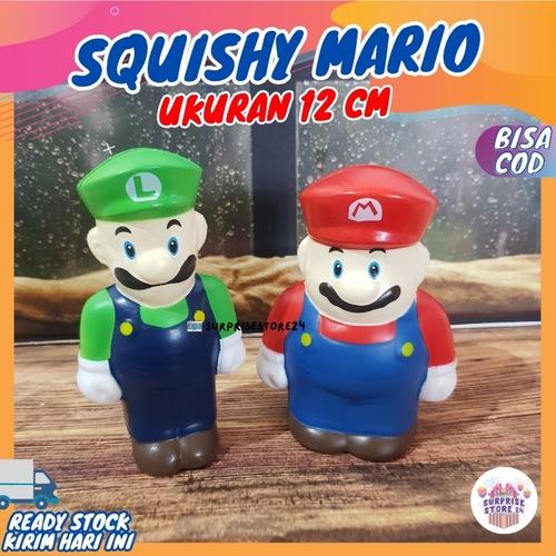 Jual Squishy Super Mario and Luigi ukuran 12 cm/Squishy Cowok/Squishy ...