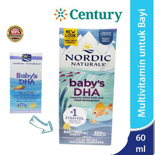 Promo NORDIC BABY`S DHA 2 OZ (60 ML) / Omega 3 / Baby Suplement / DHA ...