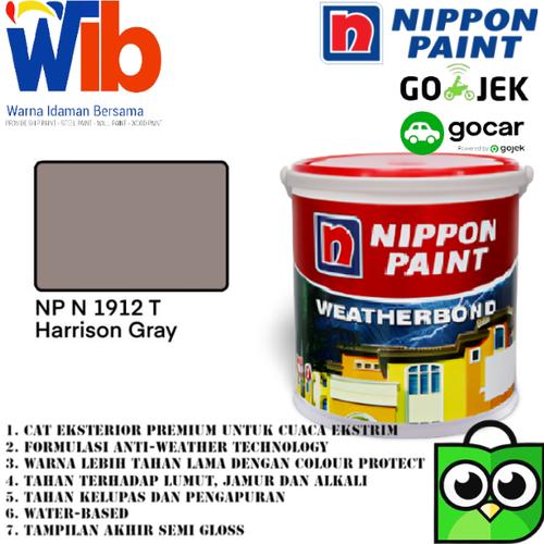Jual Nippon Paint Weatherbond Eksterior 2,5 Liter / Harrison Gray - Kota Bekasi - Warna Idaman ...