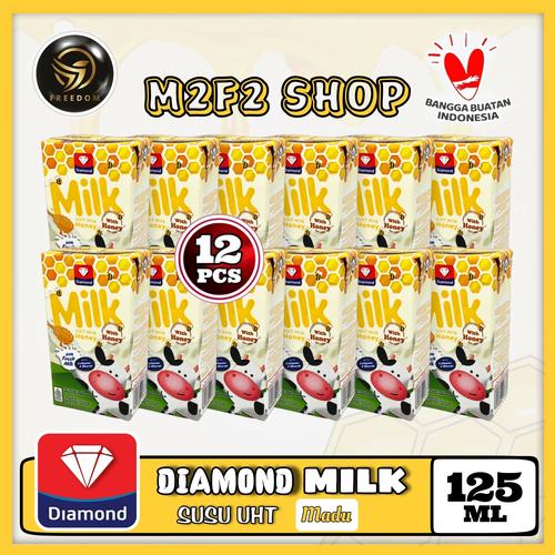 Jual DIAMOND MIlk Susu Kotak UHT Honey | Rasa Madu - 125 ml (Harga 12 Pcs) - Jakarta Pusat ...