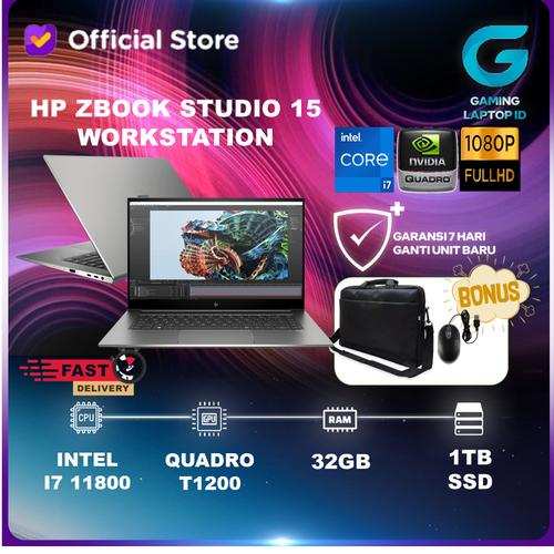 Promo HP ZBOOK STUDIO 15 WORKSTATION I7 11800 QUADRO T1200 4GB 16GB 512GB Cicil 0% 3x - Jakarta ...