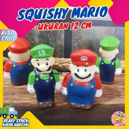Jual Squishy Super Mario and Luigi ukuran 12 cm/Squishy Cowok/Squishy ...
