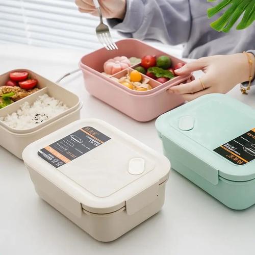 Jual Lunch Box Kotak Makan Sekat 3 Kapasitas 1200ml Anti Tumpah New Jt