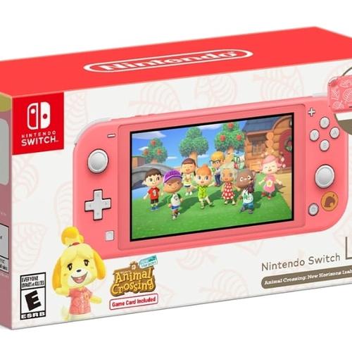 Jual Nintendo Switch Lite Coral Animal Crossing New Horizons edition ...