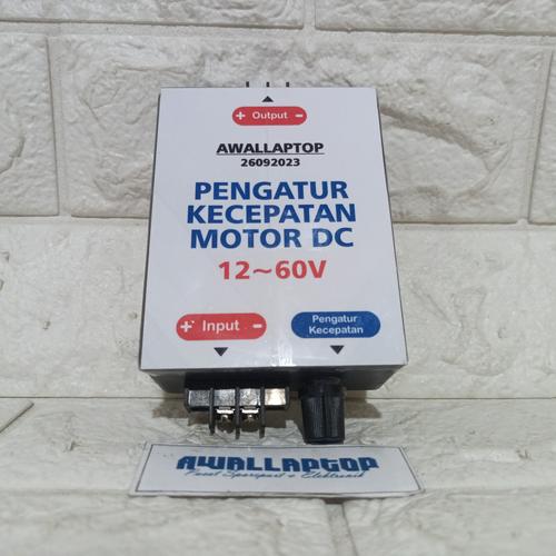 Jual pengatur kecepatan motor dc dinamo kipas 12v-60V 10A PWM speed ...