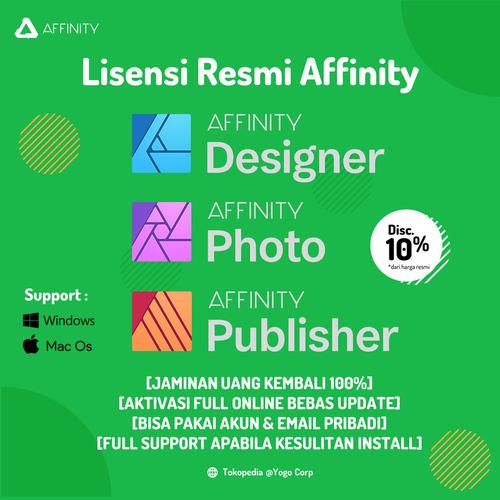 Jual DVD Lisensi Serif Affinity V2 Universal License Untuk Mac / Windows - DVD - Kota Bekasi ...