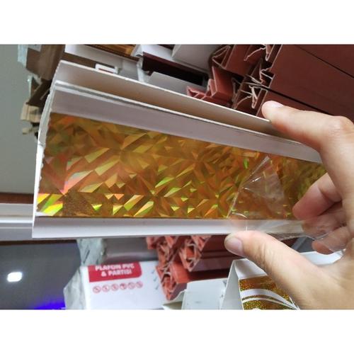 Jual Lis Dinding PVC /List Plafon PVC Lis Sudut Plafon Untuk Pinggiran ...