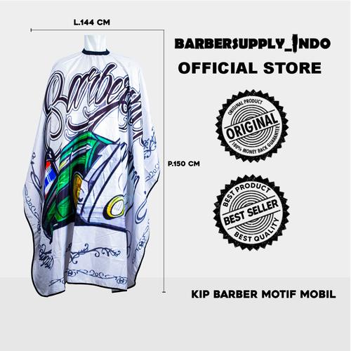 Jual CAPE / KEP / KAIN KIP CUKUR BARBER PANGKAS SALON MOTIF BARBER ...