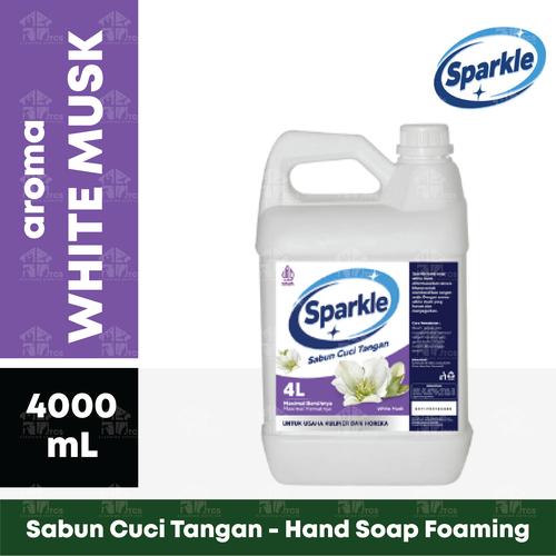 Jual Sparkle MAXI Hand soap Sabun Cuci Tangan White Musk Foam Jerigen 4 ...