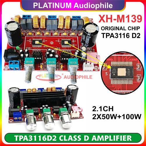 Jual TPA3116 Amplifier Class 2X 50W + 100W 2.1 CH Dual Chip 32pin ...