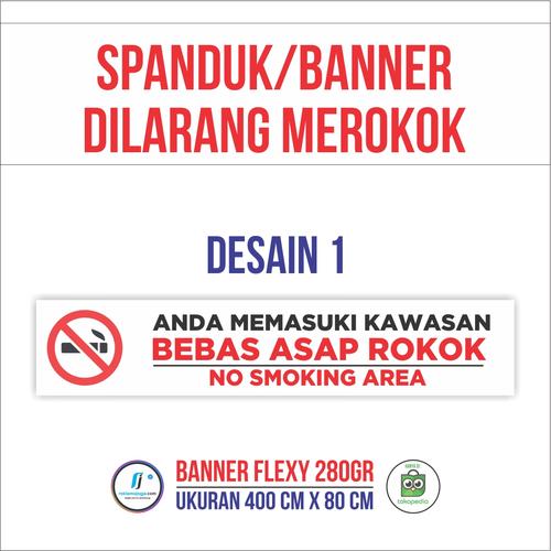 Jual Spanduk Banner Dilarang Merokok | Flexy 280 gr - Kab. Sleman ...