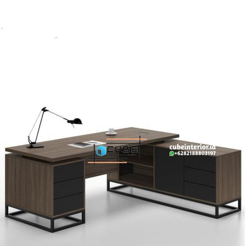 Jual Meja Kerja L'shape Industrial Desk Office Table Premium Quality ...