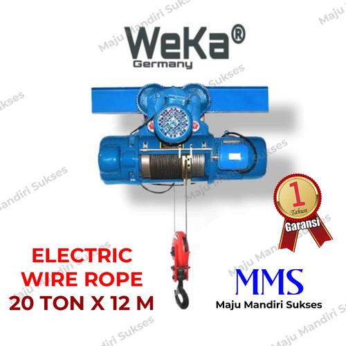 Jual Electric wire rope 20 Ton x 12 m WEKA 380V - Jakarta Barat - Maju ...