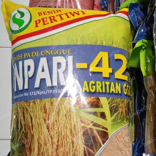Jual Benih padi Unggul inpari 42 PERTIWI -5kg - Kab. Ngawi - cipta jaya ...