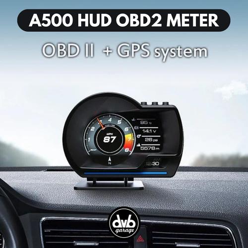 Jual A500 HUD OBD2 + GPS Meter Original - Indikator Mobil OBD Digital ...