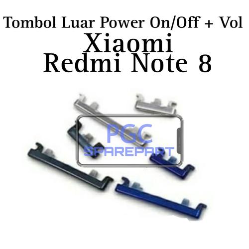 Jual Tombol 1 set Volume Power On Off Xiaomi Redmi Note 8 - Button ...