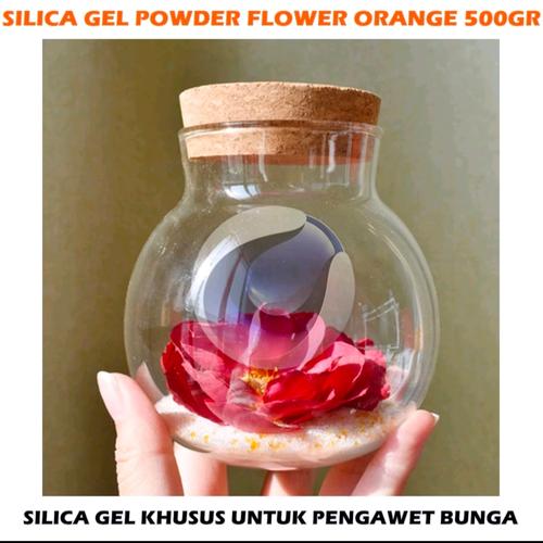 Jual 500Gr Silica Gel Powder | Pengawet Bunga Segar | Kemasan Toples ...