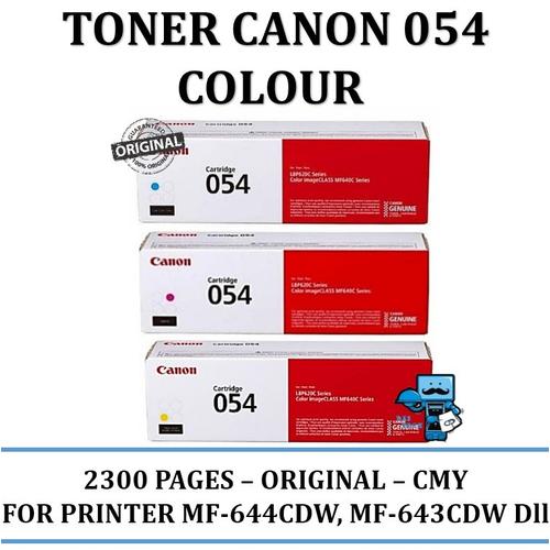 Promo Cartridge Toner Canon 054 Colour - Original For Printer Mf644cdw ...
