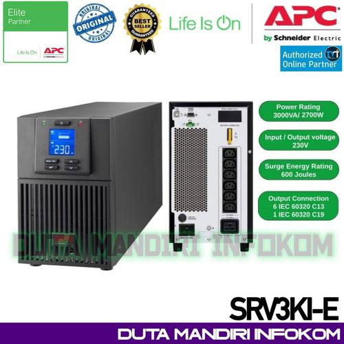 Promo APC SRV3KI E - Easy UPS On-Line SRV 3000VA 2700W 230V AVR Tower ...