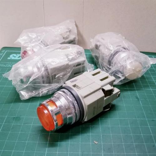 Jual IDEC illuminated Push Button Lamp led ALN 1NO 1NC made in Japan ...