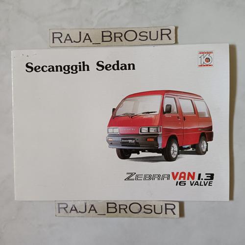 Jual Poster brosur katalog leaflet Daihatsu Zebra Van 1.3 16 Valve 1992 ...
