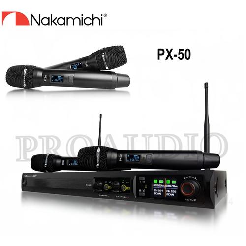 Jual MIC WIRELESS NAKAMICHI PRO PX50 PX 50 PX-50 MICROPHONE ORIGINAL - Kota Medan - Proaudio ...
