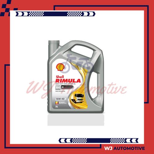 Jual Shell Rimula R4X 15W40 5 Liter Oli Mobil R4 X Diesel 15W 40 5Liter ...