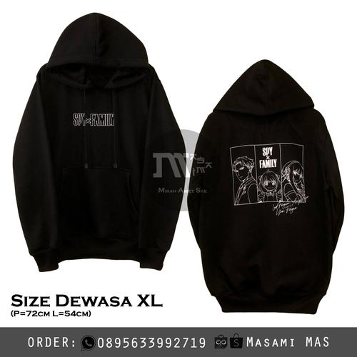 Jual Sweater Hoodie Jumper Anime Spy x Family Anya Loid Yor Forger XL ...