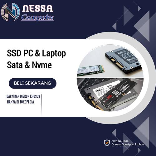Jual SSD PC / Laptop Type Sata / Nvme Garansi 1 Tahun - Sata, 512 GB ...