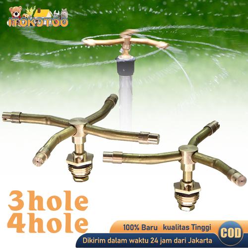 Jual 3/4 Arah Alat Penyiram Tanaman Otomatis 360 Derajat Sprinkler Air ...
