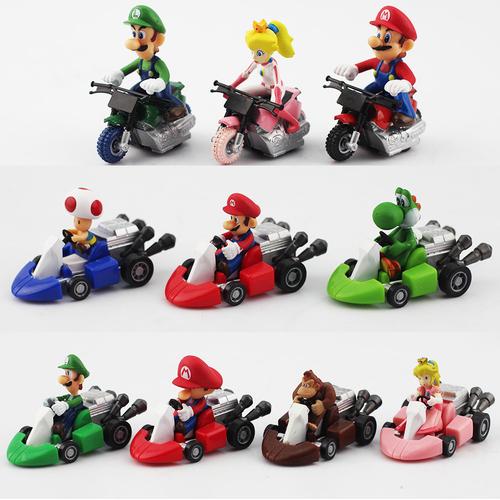 Jual Figure Super Mario Kart Takara Tomy ARTS Mini Toys - Set isi 10 ...
