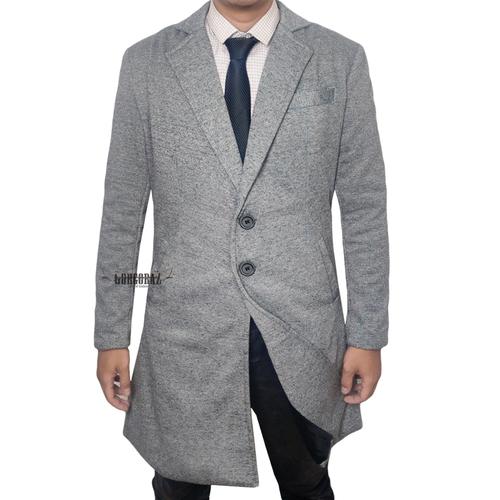 Jual jaket pria long coat pria murah model korea terbaru hitam dan abu ...