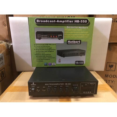 Jual Ampli Hetbert HB 550 Hetbert HB550 Original Usb Bluetooth - Jakarta Utara - maisound ...