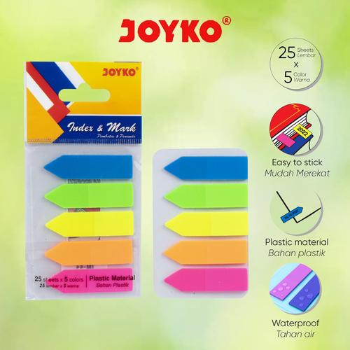 Jual Stiker Pembatas/Penanda Tempel Plastik Joyko Index & Mark IM 44 ...