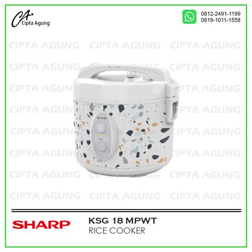 Jual SHARP KSG18MPBL / KSG 18 MPGR / KSG 18 MPWT RICE COOKER - KSG 18 ...
