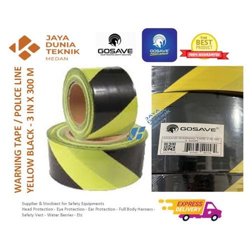 Jual POLICE LINE GARIS POLISI SAFETY LINE 3 inch x 300 meter GOSAVE ...