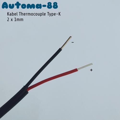 Jual Kabel Sensor Thermocouple Type K 2 wire 2 x 1mm meteran 2x1mm 1 mm ...