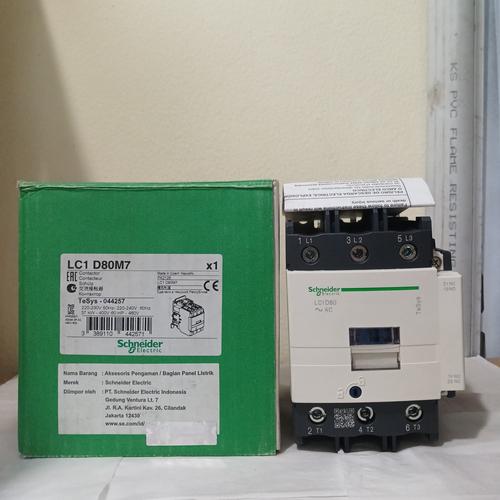 Jual Contactor Schneider LC1D80M7 / Kontaktor LC1 D80M7 Schneider ...