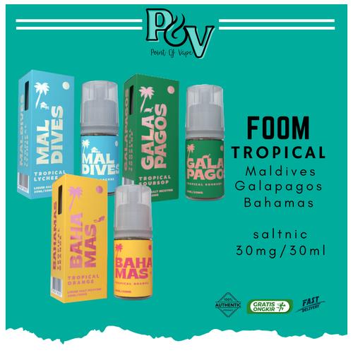 Jual Tropical V1 Bahamas/Galapagos/Maldives Salt Nic 30ML by Foom x ...